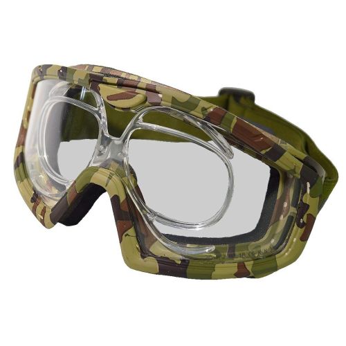Nuprol Battle Visor Goggles with Insert - Camouflage