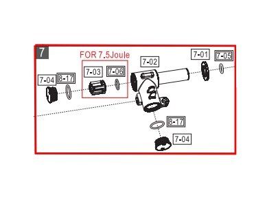 Umarex Valve Chamber Assembly 7.5J HDS68 / TS68 Paintball Shotgun ...