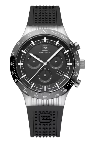 GW-34-4-24 Glock Watch | Limited-Edition Silver Chronograph Timepiece