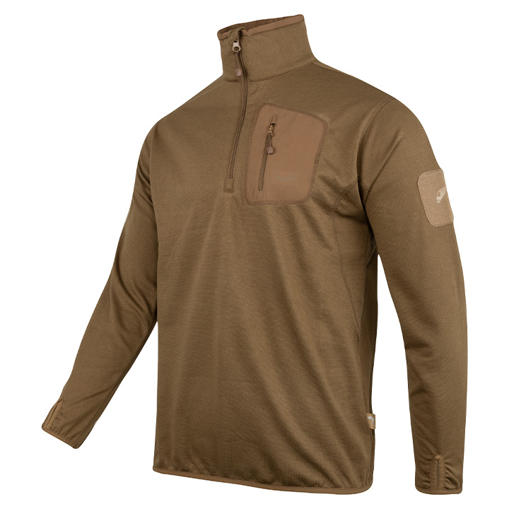 Viper Tactical Technical Mid Layer Fleece Top - Coyote | Land Warrior
