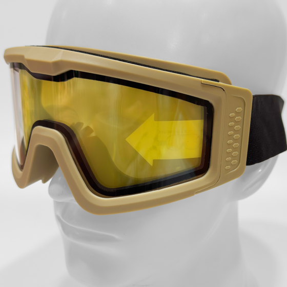 Nuprol Battle Visor Dual Lens Protective Eyewear (Clear)