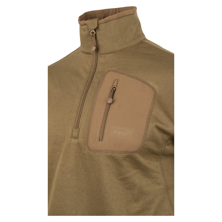 Viper Tactical Technical Mid Layer Fleece Top - Coyote | Land Warrior