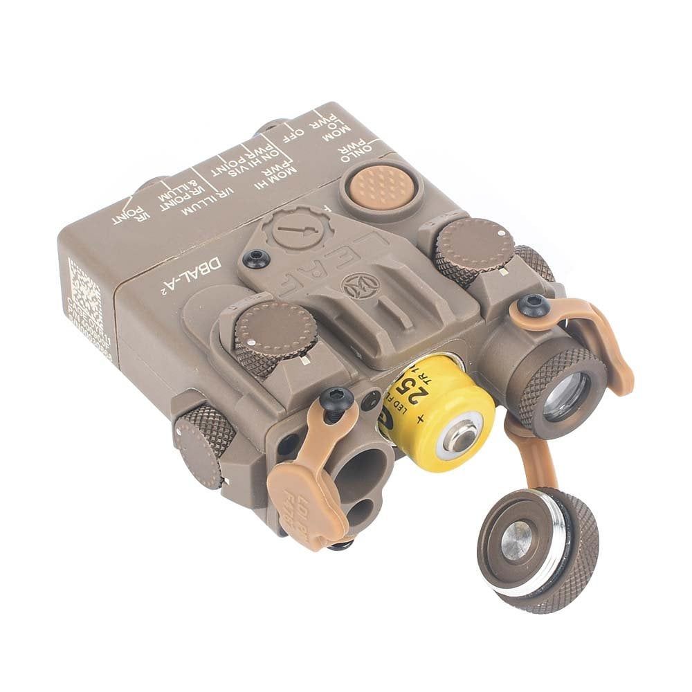 WADSN DBAL A2 Aiming Device (IR / Red Laser) With IR Illuminator - Dark ...