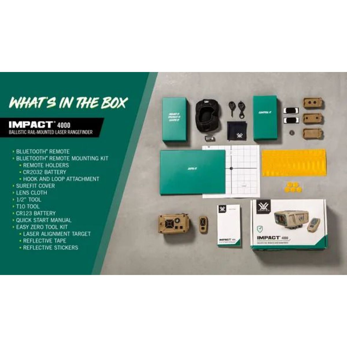 Vortex Optics Impact 4000 Ballistic Rail Mounted Rangefinder