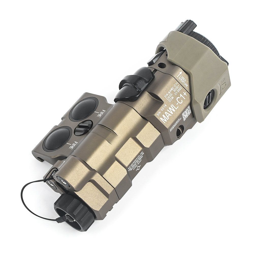 WADSN MAWL C1+ Aluminium - Green & IR Laser - Dark Earth | Land Warrior