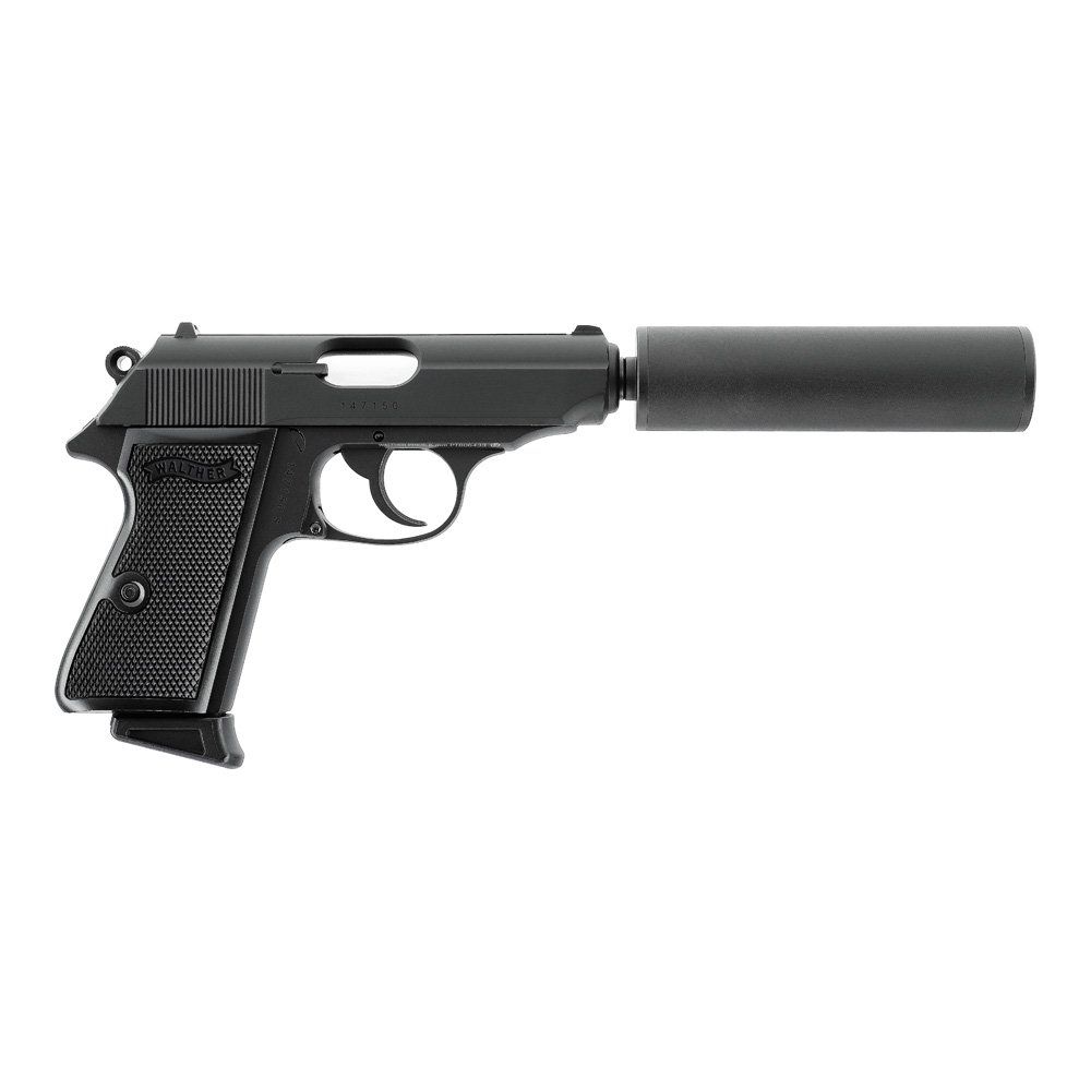 Umarex Walther PPK S Gas Blowback Pistol with Silencer Kit